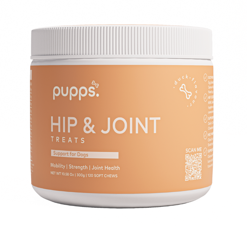 Pupps | 100% Natural Hip & Joint Dog Treats for Mobility & Comfort ...